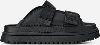 UGG GoldenGlow Slide f&uuml;r Kinder in Black, Gr&ouml;&szlig;e Synthetik