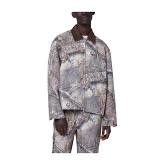 Represent Represent, Homme, Vestes, Multicolore, Taille: L Veste Trucker Camouflage Realtree