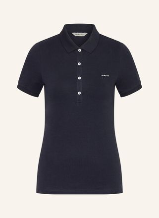 GANT Jersey-Poloshirt blau