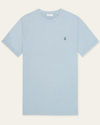 Les Deux Leichtes T-Shirt mit Logo-Stickerei auf der Brust, Slim Fit in