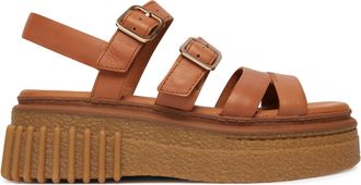 Clarks Sandalen Clarks Evamar Strap 26185889 Braun
