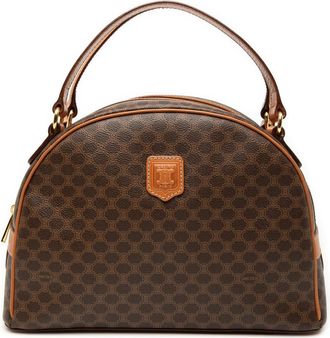 Celine Crossbody Bags - Macadam Coated Canvas Dome Handbag - Gr. unisize - in Braun - f&uuml;r Damen