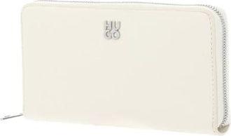 HUGO BOSS Chris 2.0 Zip Around Wallet Open White