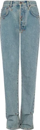 Moschino High-waisted Straight-leg Jeans