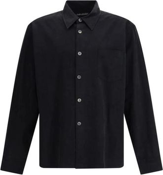 Our Legacy Homme, Chemises, Noir, Taille: L Chemise Noire Élégante à Boutons