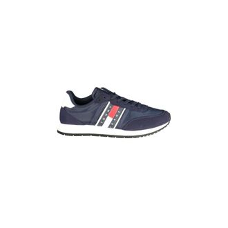 Tommy Hilfiger Homme, Chaussures, Bleu, Taille: 43 EU Baskets en polyur&eacute;thane avec lacets