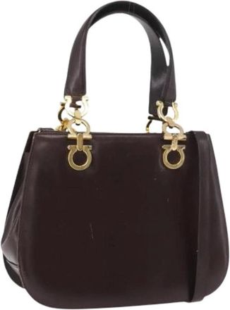 Ferragamo Sac &agrave; main Pre-owned - Femme - Pre-owned - Brun - Taille: ONE Size