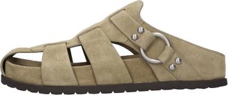 Ash Ash, Femme, Chaussures, Beige, Taille: 40 EU Suede Sabot