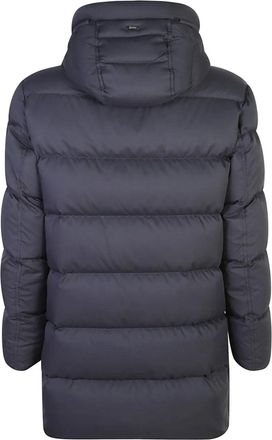 Herno Mens Logo-Plaque Padded Jacket Aw26 M