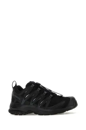 Salomon Unisex Black Mesh And Synthetic Leather Xa Pro 3d Sneakers Black-Black-Magnet Black/black/magnet