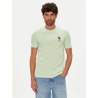 U.S.Polo Association T-Shirt MUP3311 Gr&uuml;n Slim Fit