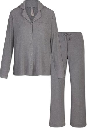 SKIMS Skims, Femme, V&ecirc;tements de nuit et de d&eacute;tente, Gris, Taille: 38 FR Ensemble de nuit doux