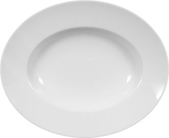 SELTMANN WEIDEN 001.092030 Lukullus Pastateller/Teller tief - oval - 32x26 cm - Porzellan - wei&szlig;