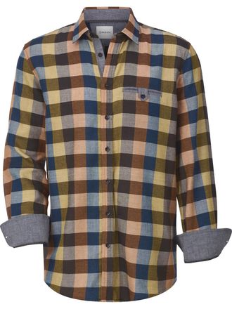 Babista Herren Hemd Kalor Oliv, 43/44