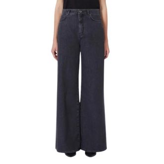 Max Mara Vega Wide Leg Jeans - - Jeans - Damen - Schwarzk - M