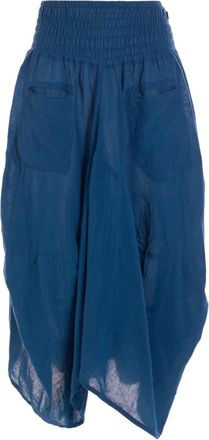 vishes Kn&ouml;chel-Langer Luftiger Damen Sommer-Rock Einfarbig Sommerr&ouml;cke t&uuml;rkis 34-38