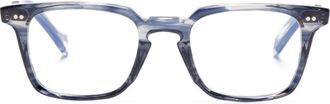 Cutler and Gross lunettes de vue à monture carrée - Bleu