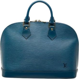 Louis Vuitton Sac &agrave; main Alma Pre-owned - Femme - Pre-owned - Bleu - Taille: ONE Size