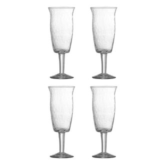 Bloomingville Verres &agrave; vin Asha en verre recycl&eacute; - Set de 4 Bloomingville
