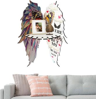 Generic Schmetterlingsfl&uuml;gel Eckregal - Gefl&uuml;geltes Eckelement, K&uuml;nstlerisches Wandregal, Eckraum optimieren | Displayst&auml;nder f&uuml;r Wohnzimmer, Schlafzimmer, Fl