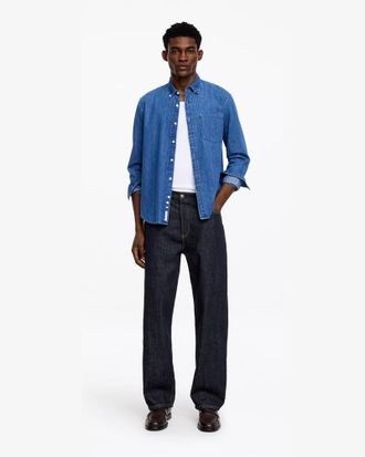 Arket MIST Wide Jeans -Blau