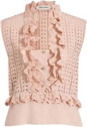 Alberta Ferretti Femme, Tops, Rose, Taille: 40 FR Hauts sans manches