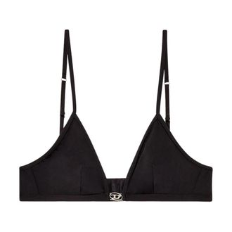 Diesel Luna DNM Triangle Bralette - - Swimwear - Damen - Schwarzk - XS