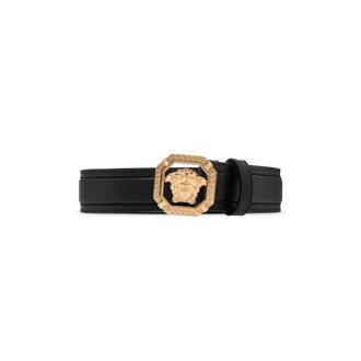 Versace Leder G&uuml;rtel - - Accessories - Herren - Schwarzk - 110 CM