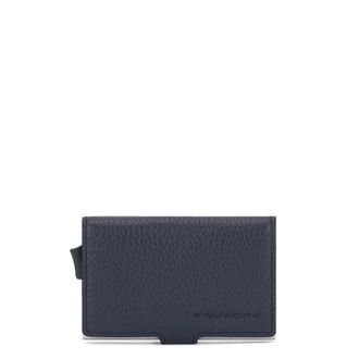 Piquadro Kartenetui aus Metall - - Accessories - Herren - Blau - ONE SIZE