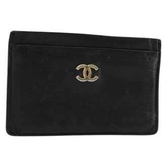 Chanel Porte-cartes doccasion - Femme - Pre-owned - Noir - Taille: ONE Size