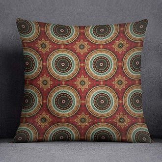 Bonamaison Le Jardin du Lin Kissenhüllen, Cotton, Mehrfarbig, 45x45