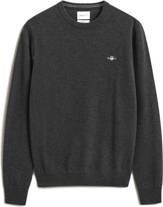 GANT Rundhals-Strickpullover - - Knitwear - Herren - Grau - 2XL
