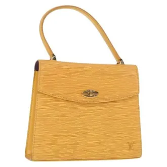 Louis Vuitton Sac &agrave; main en cuir Pre-owned - Femme - Pre-owned - Jaune - Taille: ONE Size