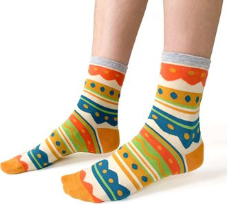 Freebird by Steven Bunte Lustige Socken I Verschiedenartige I Oster-Socken I Baumwolle, Weiche und Bequeme Ostersocken I Unisex-Socken 9-12/7.5-9 I 3 Gr&ouml;&szlig;enoptionen: EU 