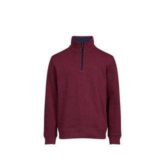 GANT Sweatshirt droit &agrave; col montant zipp&eacute; en coton
