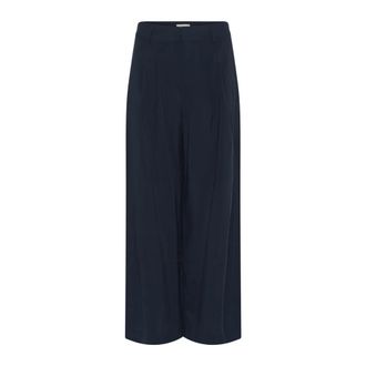 MY ESSENTIAL WARDROBE Femme, Pantalons, Bleu, Taille: 36 FR Wide Pantalons