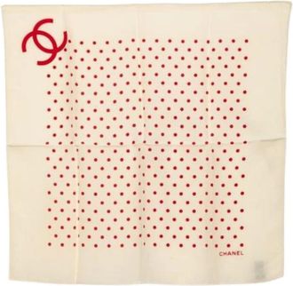 Chanel Pre-owned Scarf - Femme - Pre-owned - Beige - Taille: ONE Size