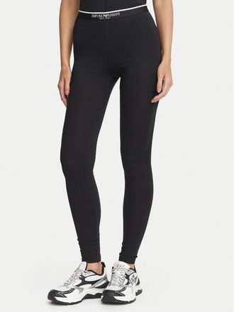 Emporio Armani Leggings EW001901 AF27298 UC001 Schwarz Slim Fit
