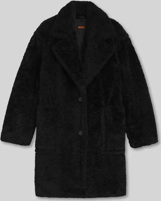 Boss Orange by Hugo Boss Regular Fit Teddy-Mantel mit gro&szlig;en Taschen Modell CATEDY