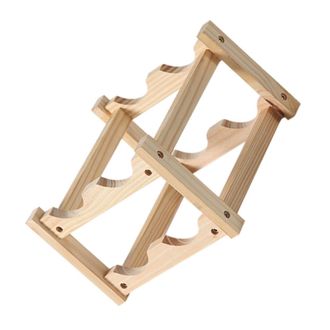 SOLUSTRE Ipetboom Holz Weinregal Uuml Weinflaschen Weinflaschenständer Aus Holz Flaschenregal Bar-weinregal Platzsparendes Weinregal Für Zuhause Und Büro