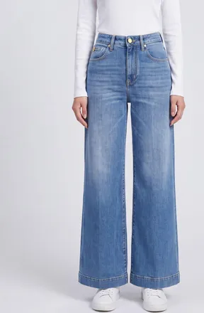 Jacob Cohen High-Waist Wide-Leg Jeans aus Baumwolldenim