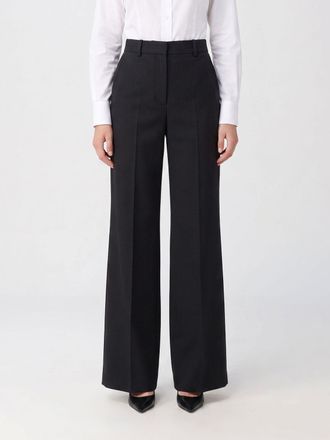 Max Mara Ausgestellte Cr&ecirc;pe-Hose mit hoher Taille und schr&auml;gen Taschen