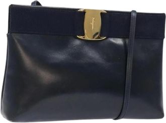 Ferragamo Pre-owned Cuir sacs-ports-paule - Femme - Pre-owned - Noir - Taille: ONE Size