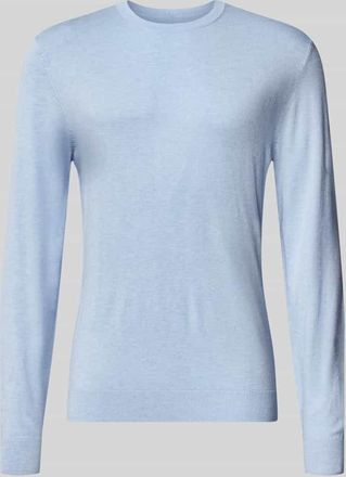 Mc Neal Strickpullover mit geripptem Rundhalsausschnitt