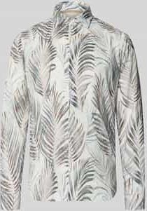 Fil Noir Regular Fit Business-Hemd aus Leinen-Baumwoll-Mix Modell ROMA