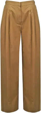 ottod'Ame Femme, Pantalons, Vert, Taille: 36 FR Pantalone Asia