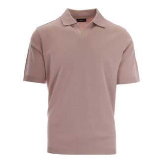 Herno Polohemd aus Baumwoll-Jersey - - Tops - Herren - Rosa - S