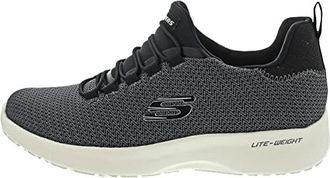 Skechers 58360-BBK, Baskets Mode pour Homme Noir (Black), Taille 47,5EU