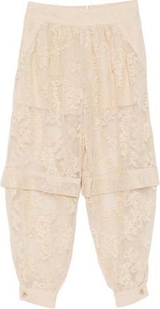 Zimmermann Luna Lace Floral Trousers