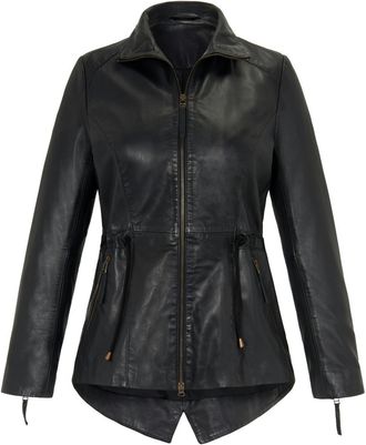 Emilia Lay Lederparka aus 100% Leder Emilia Lay schwarz